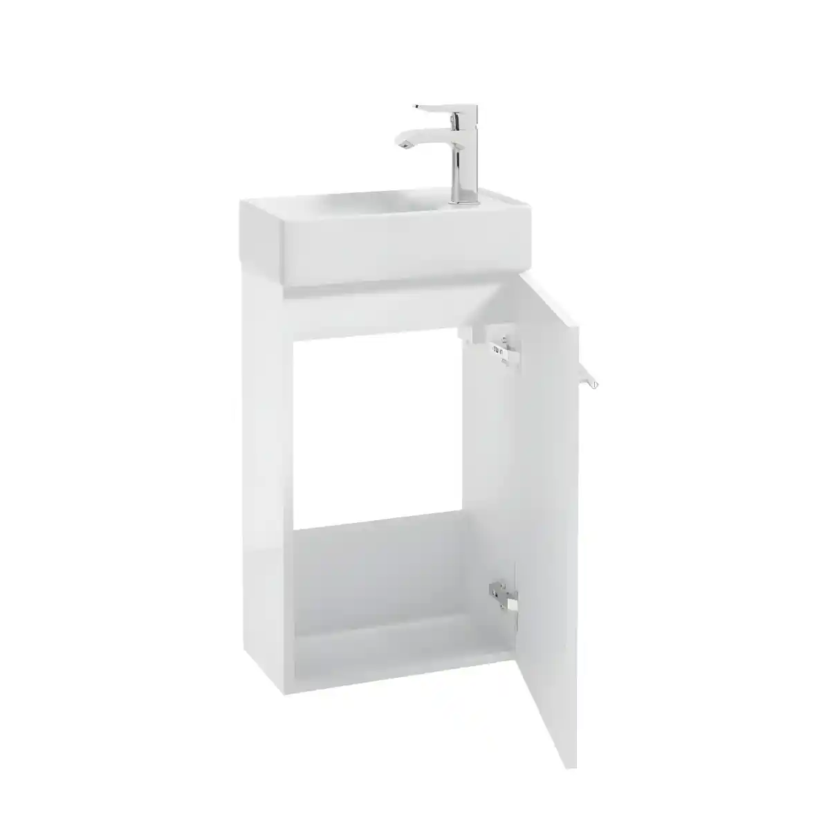 Valamukapp koos valamuga KIM D40, valge, 39 cm, seinale kinnitatav ...